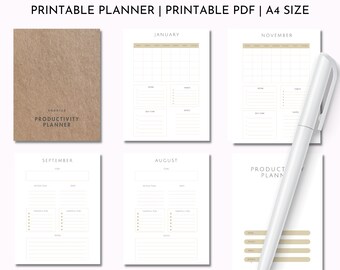 Vision Planner, Goal Setting, Vision Board, Monthly Planner, Yearly ...