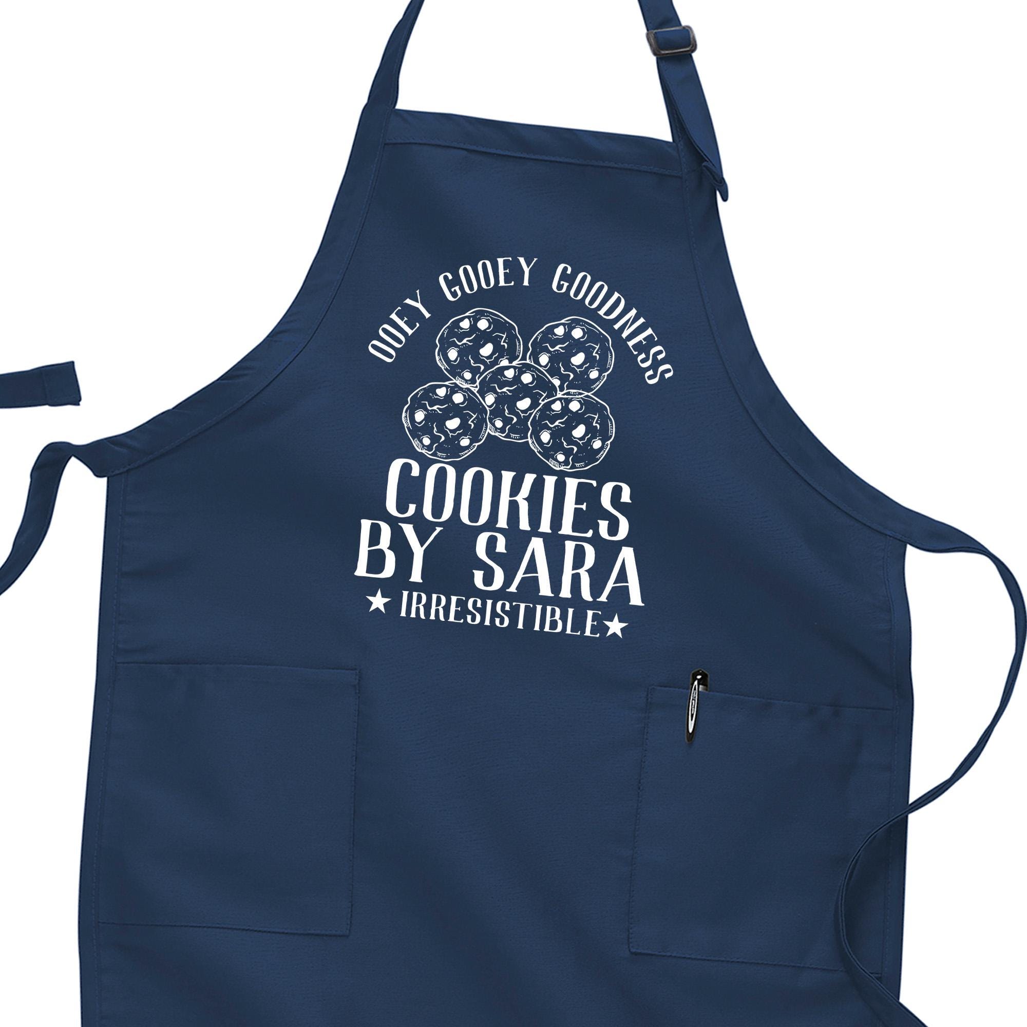 Personalized Cookie Baking Apron for Men Women Christmas Gift Cute ...