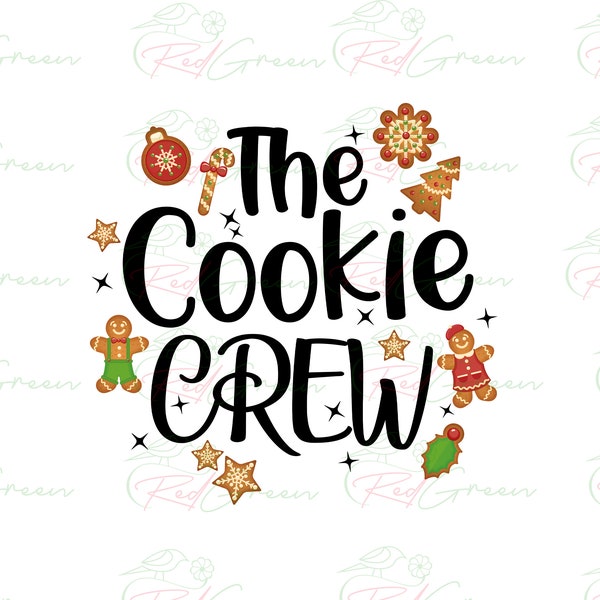 Cookie Crew Svg - Etsy