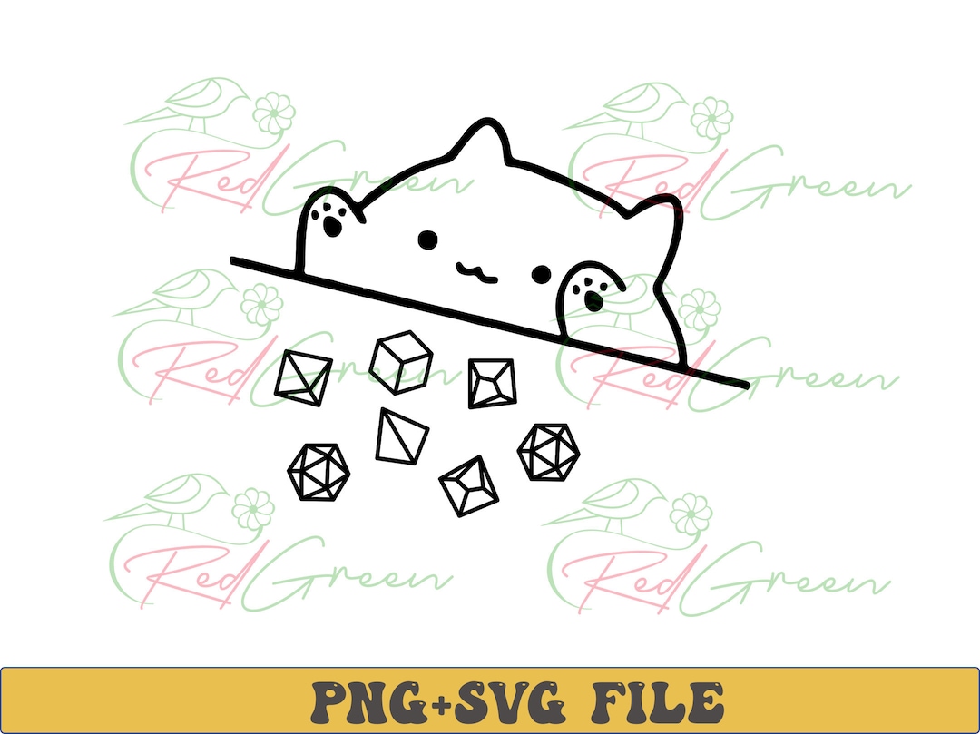 Cat Throwing Dice Digital | Dungeon Master PNG | Tabletop RPG ...