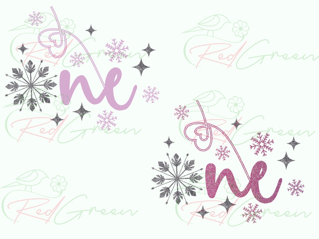 Winter Onederland Snowflake PNG: First Birthday (digital Download) - Etsy