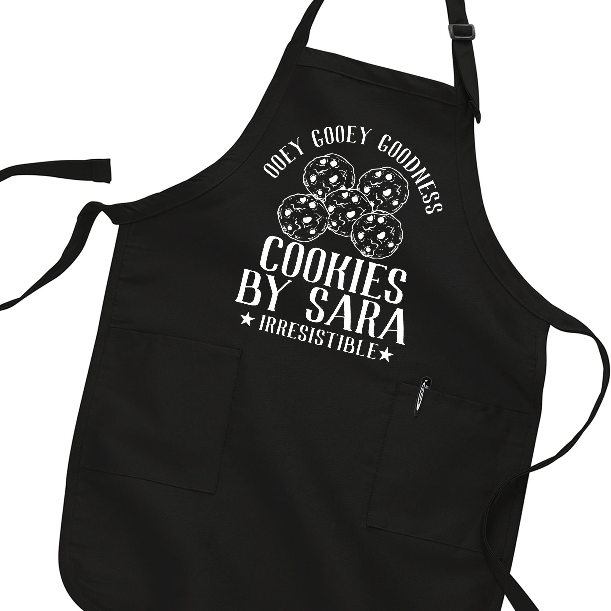 Personalized Cookie Baking Apron for Men Women Christmas Gift Cute ...
