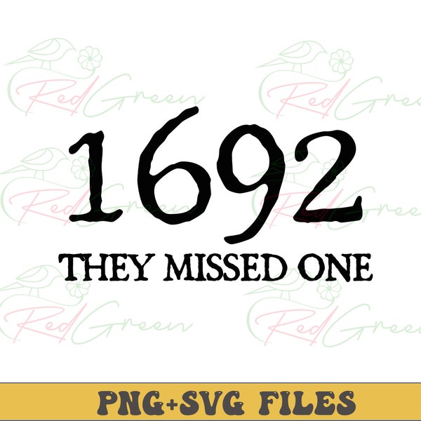 1692 They Missed One - Etsy
