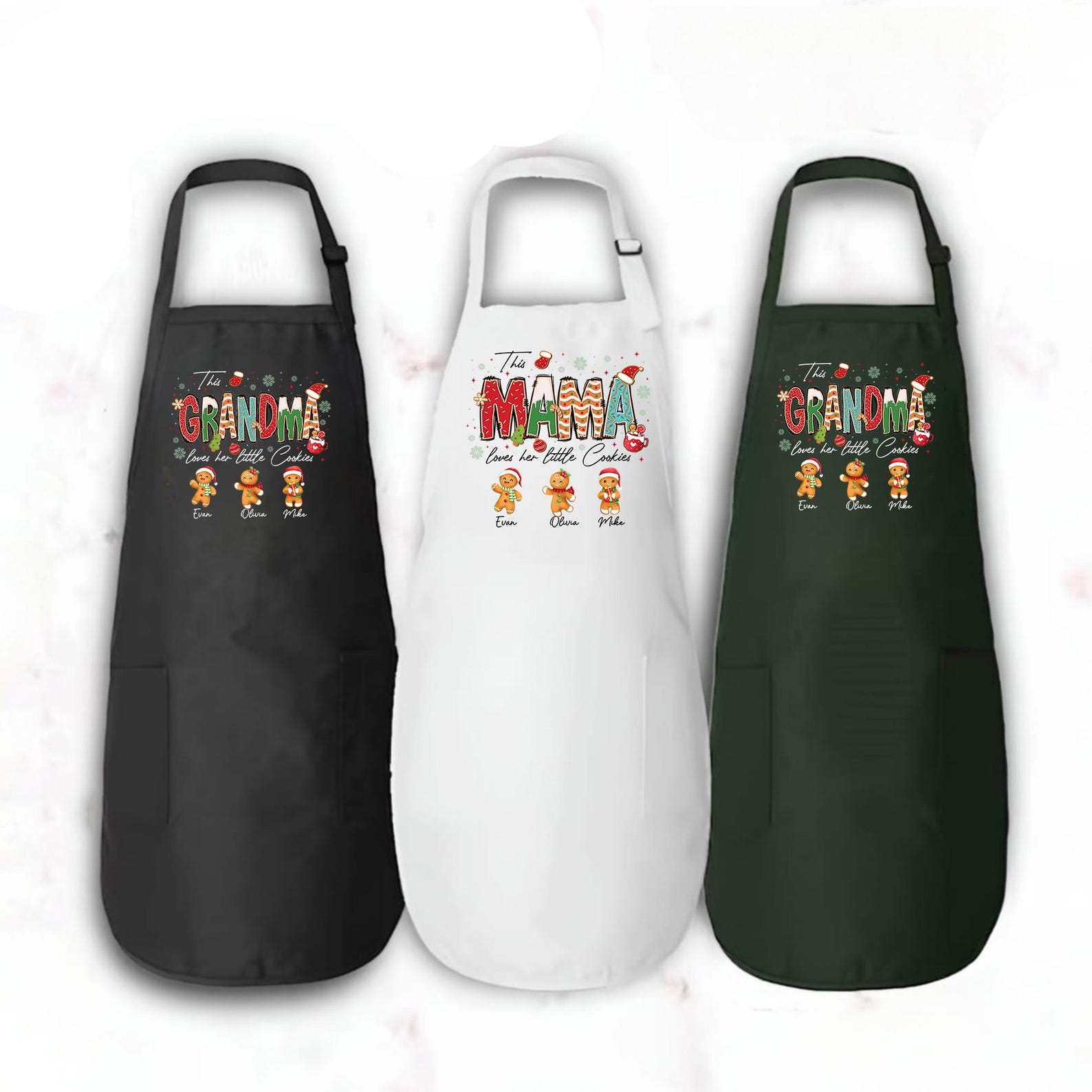 Personalized Mama Gingerbread Apron: Custom Christmas Baking Gift - Etsy