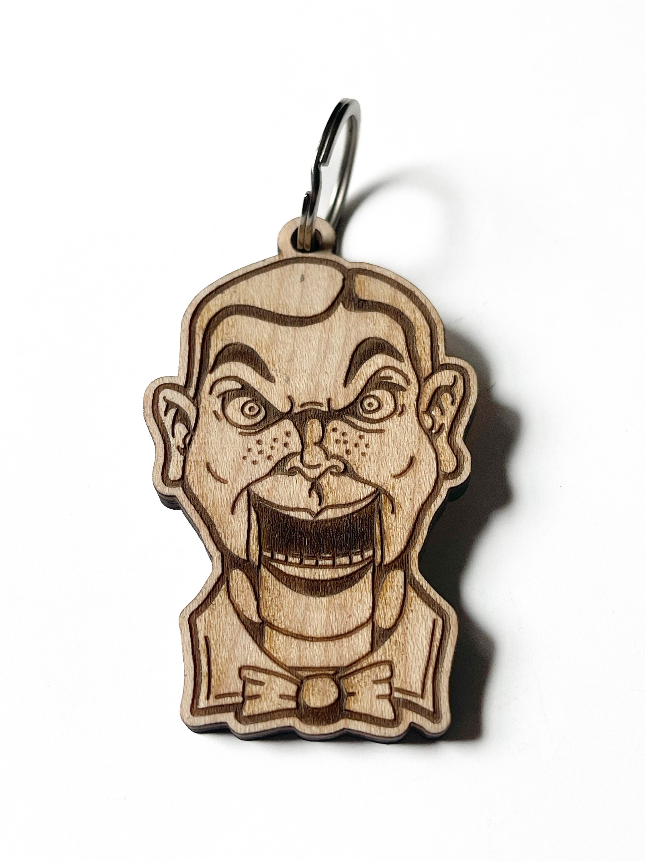 Slappy From Goosebumps Keychain Laser Engraved Horror Genre Custom Wood ...