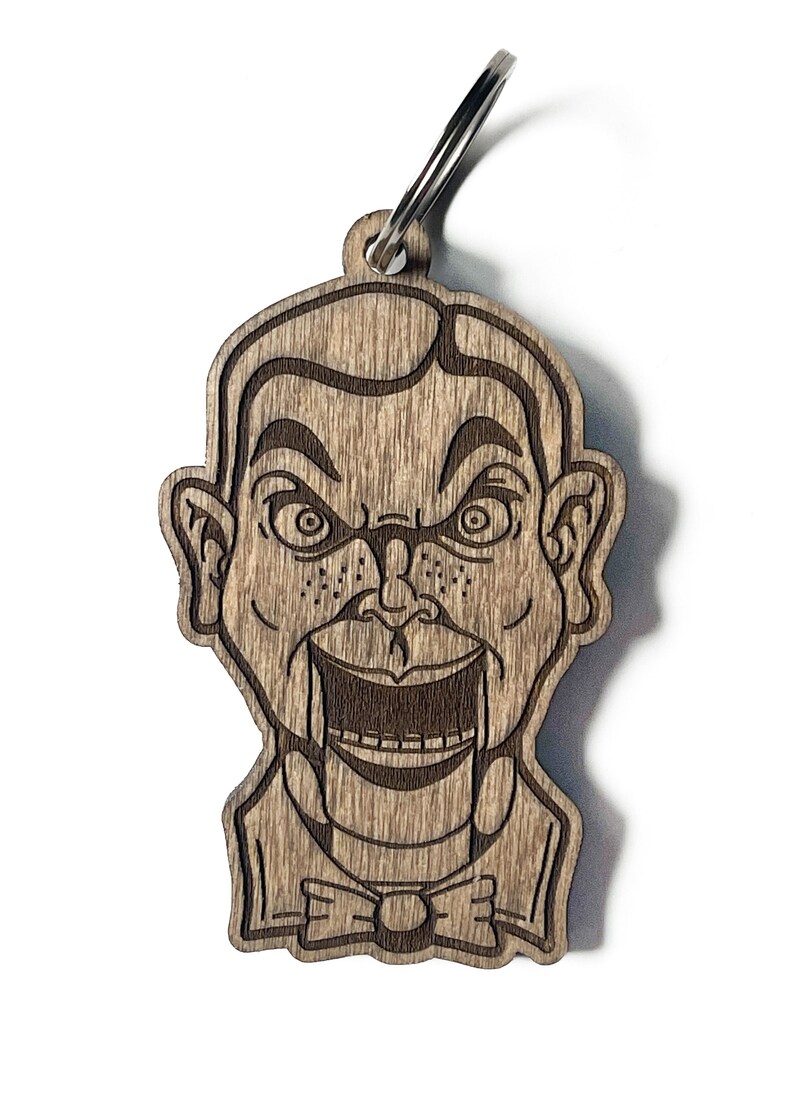 Slappy From Goosebumps Keychain - Laser Engraved Horror Genre Custom ...