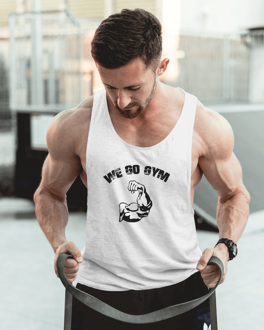 We Go Gym Tshirt Gift for Bodybuilder Heavy Duty Shirt for Who Train ...
