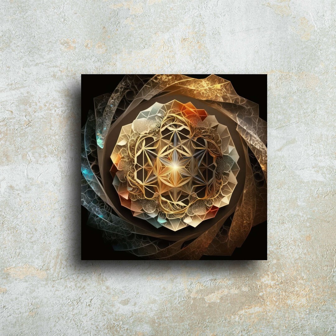 Metaphysical Mandala Wall Decor Positive Energy Wall Hanging Spiritual ...