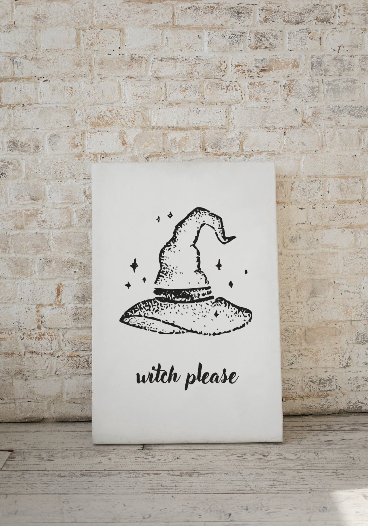 Witch Please Printable Poster , Halloween Wall Decor, Digital Downloads ...