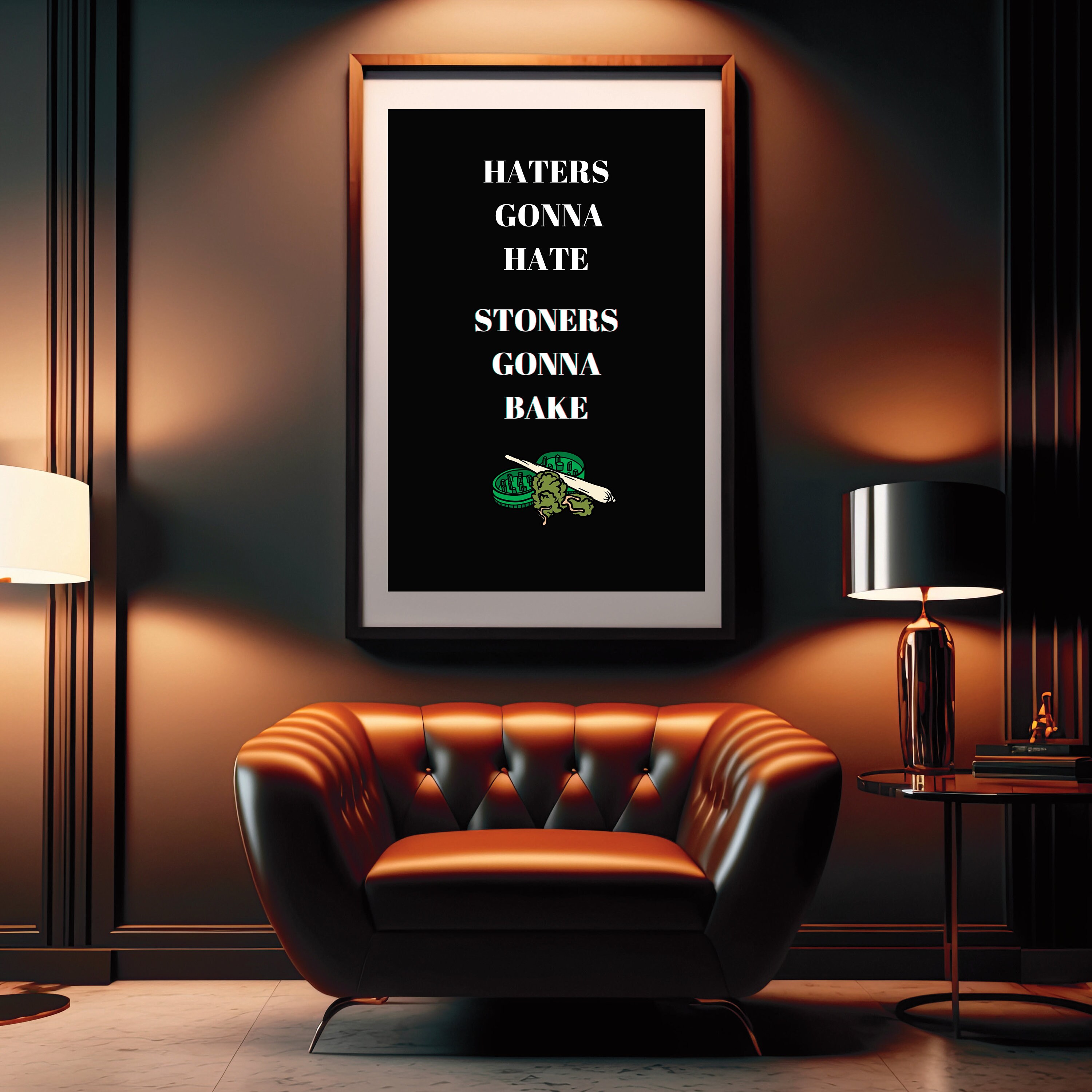 Stoner Quote Wall Art Printable Poster Blunt Qute High - Etsy