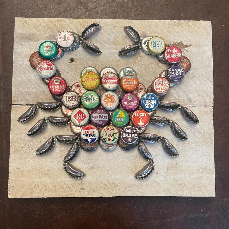 Bottle Cap Crab - Etsy