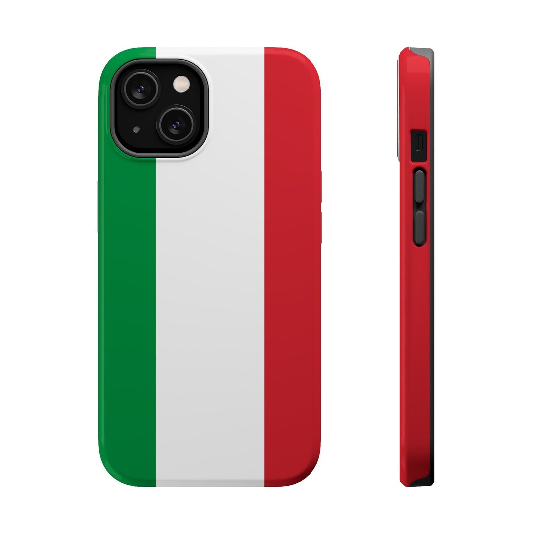 Italy Flag Color Magsafe Phone Case iPhone 13 iPhone 14 iPhone 15 Italy ...