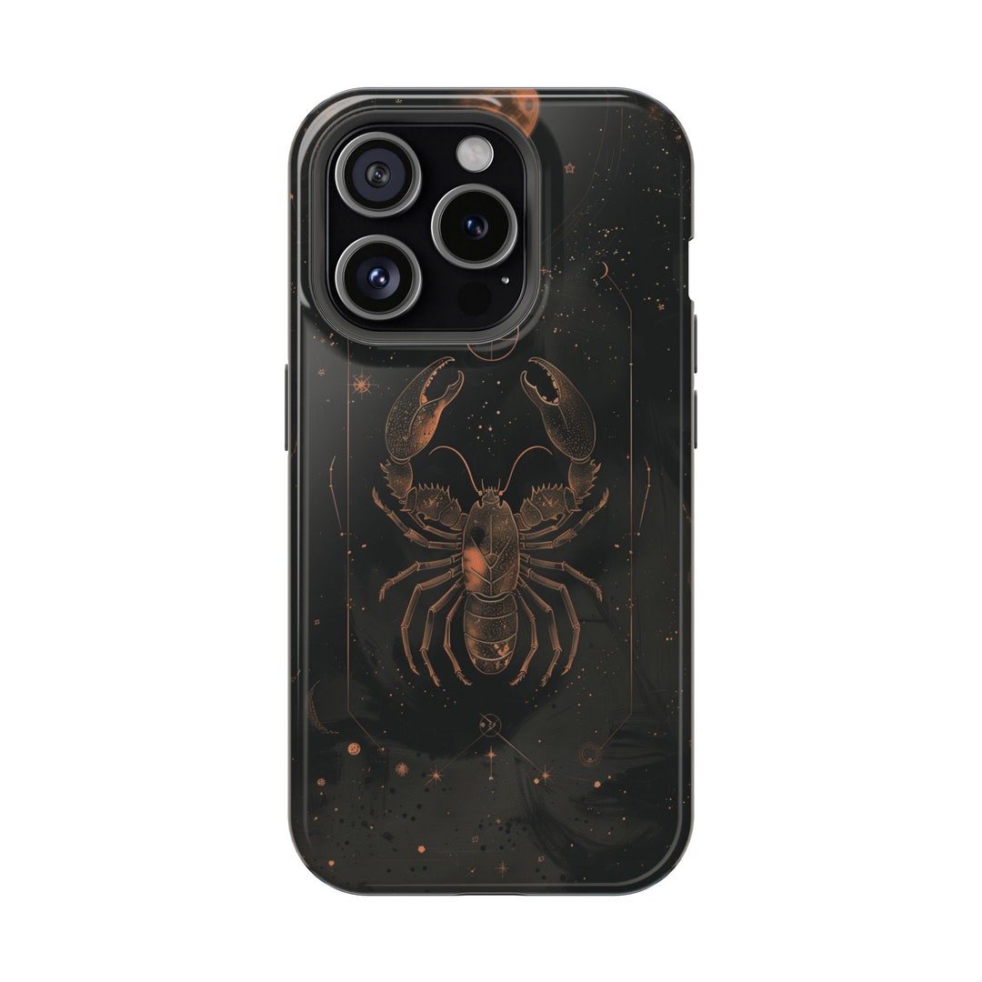 Scorpius Scorpion Zodiac Sign Impact Resistant Phone Case iPhone 11 12 ...