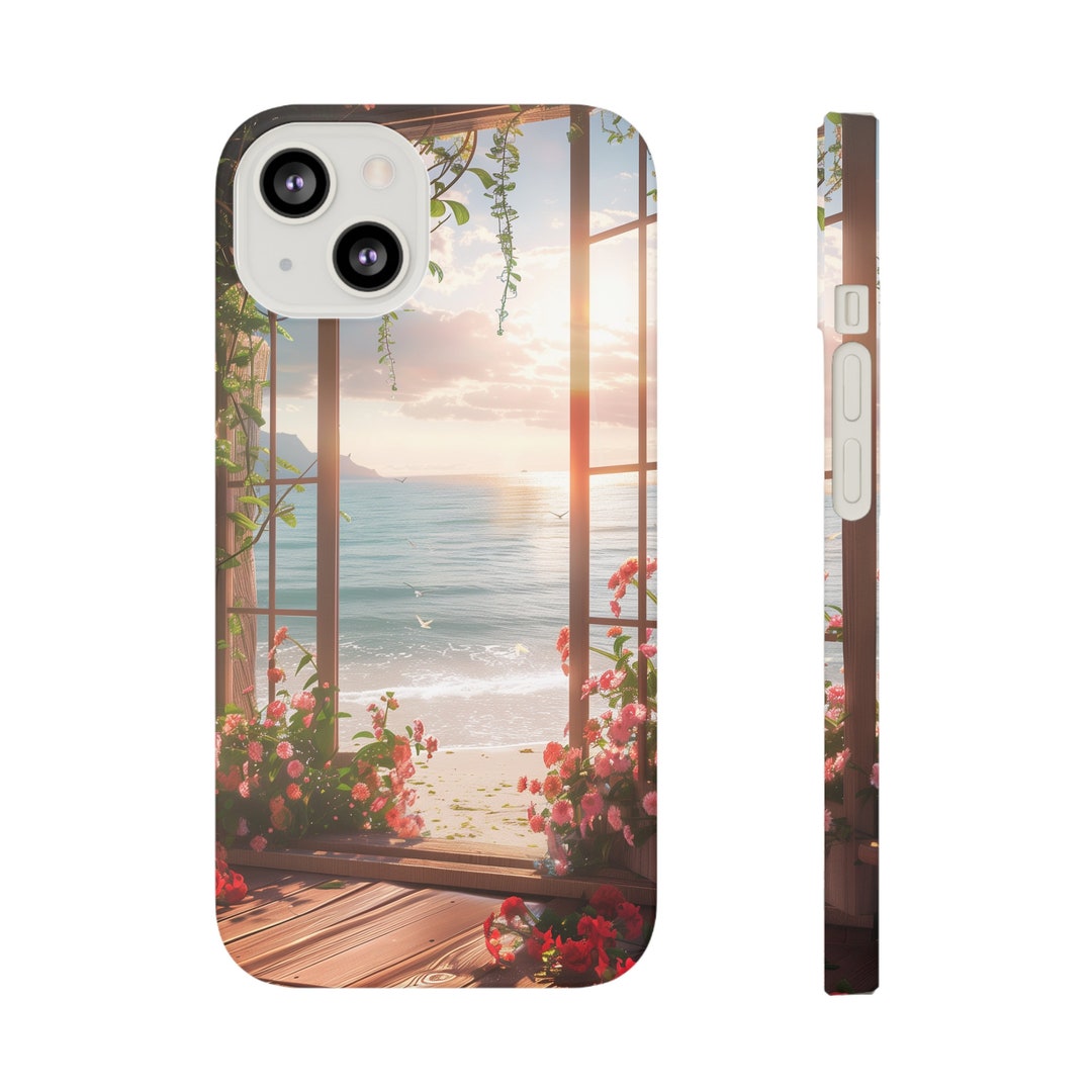 Cabin by the Sea Illustration Beachfront House Sunny Beach Summer Ocean ...