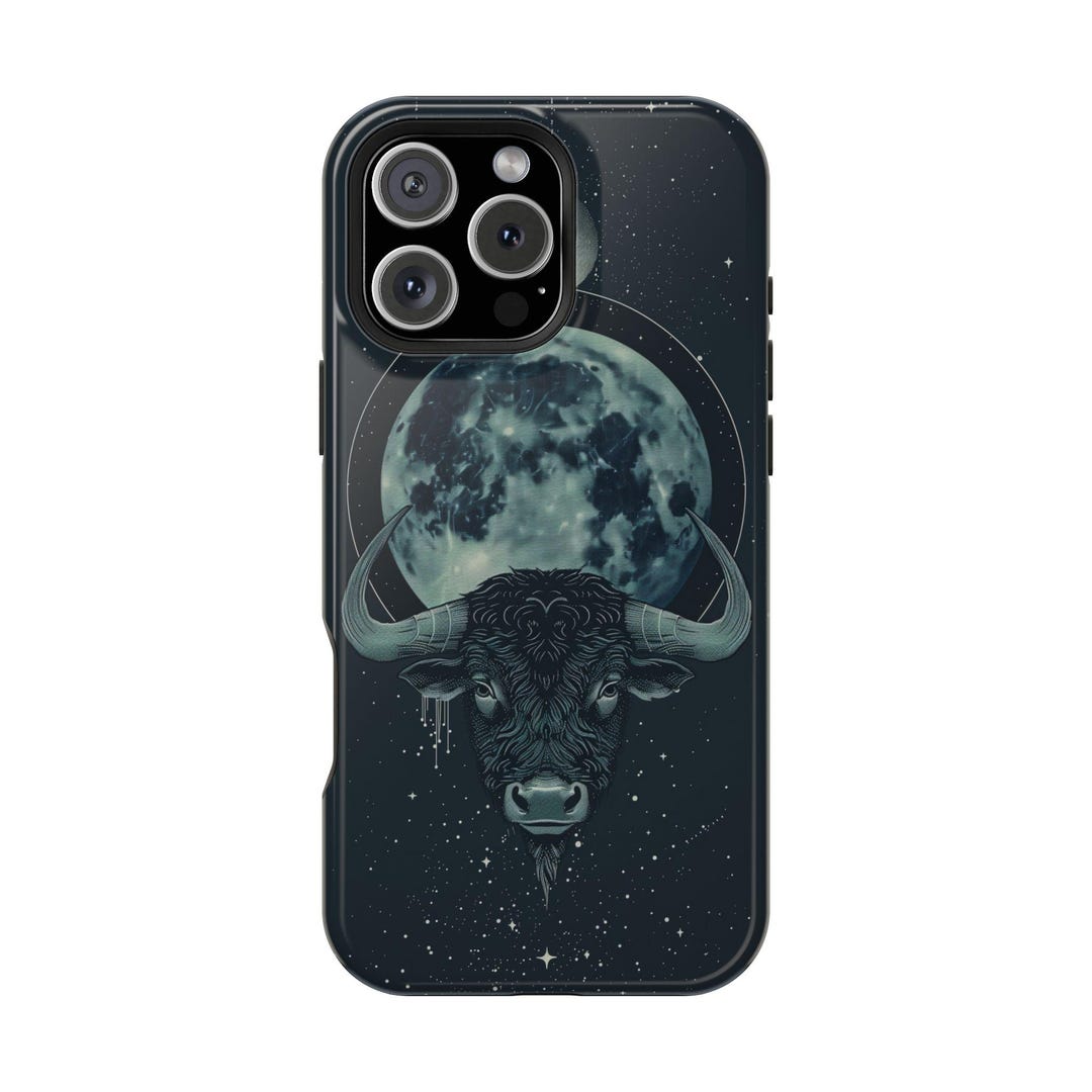 Taurus Bull Zodiac Sign Phone Case Astrology Cover for iPhone 16, 15 ...