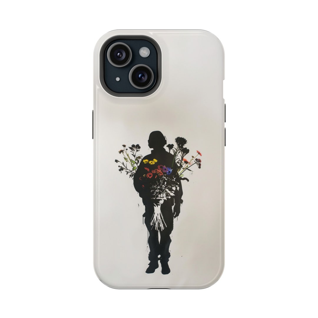 Banksy Style Magsafe Tough Case iPhone 13 iPhone 14 iPhone 15 Art ...