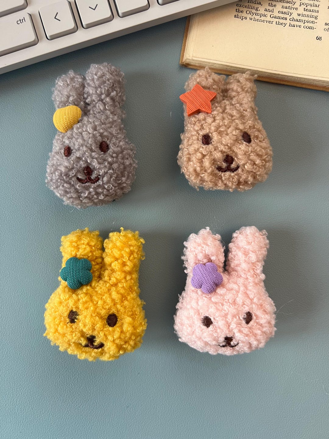 RESTOCKED Fluffy 3D Bunny Rabbit Phone Grip Smartphones Secure Hold ...