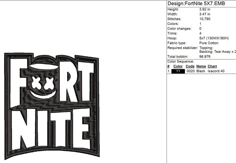 Fort Embroidery Design - Etsy