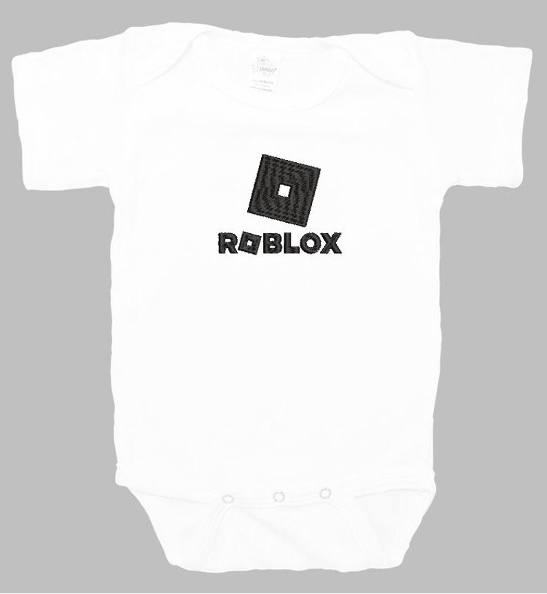 Roblox Black Embroidery Design - Etsy