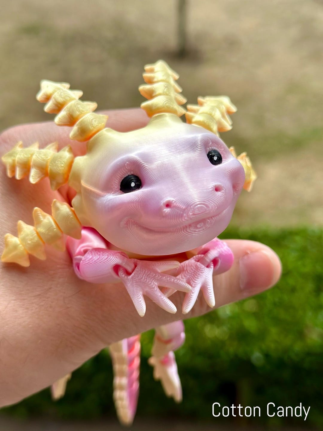Stress Toy AXOLOTL FIDGET TOY Collectible Articulated Axolotl 3D ...