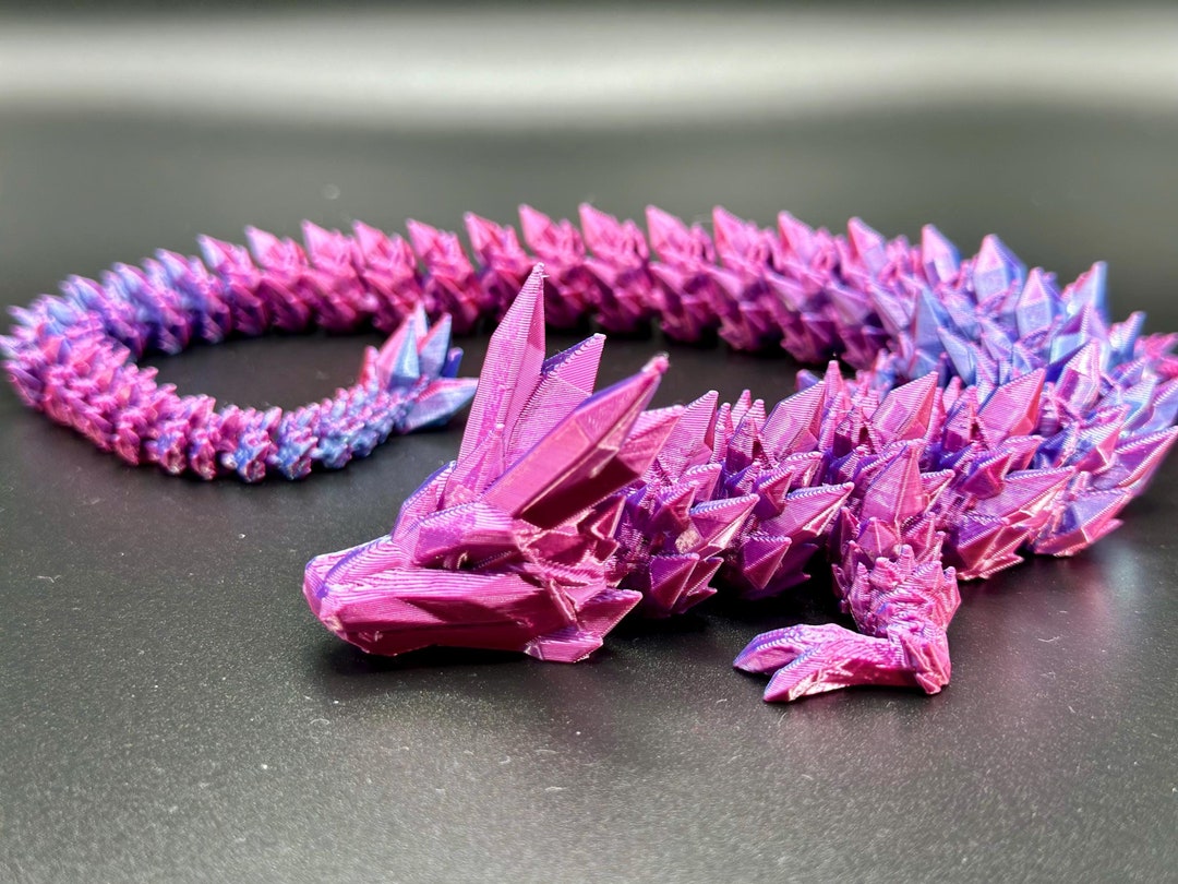 3D Printed Dragon Egg, Dragon Fidget, Dragon With Egg, Colorful Dragon ...