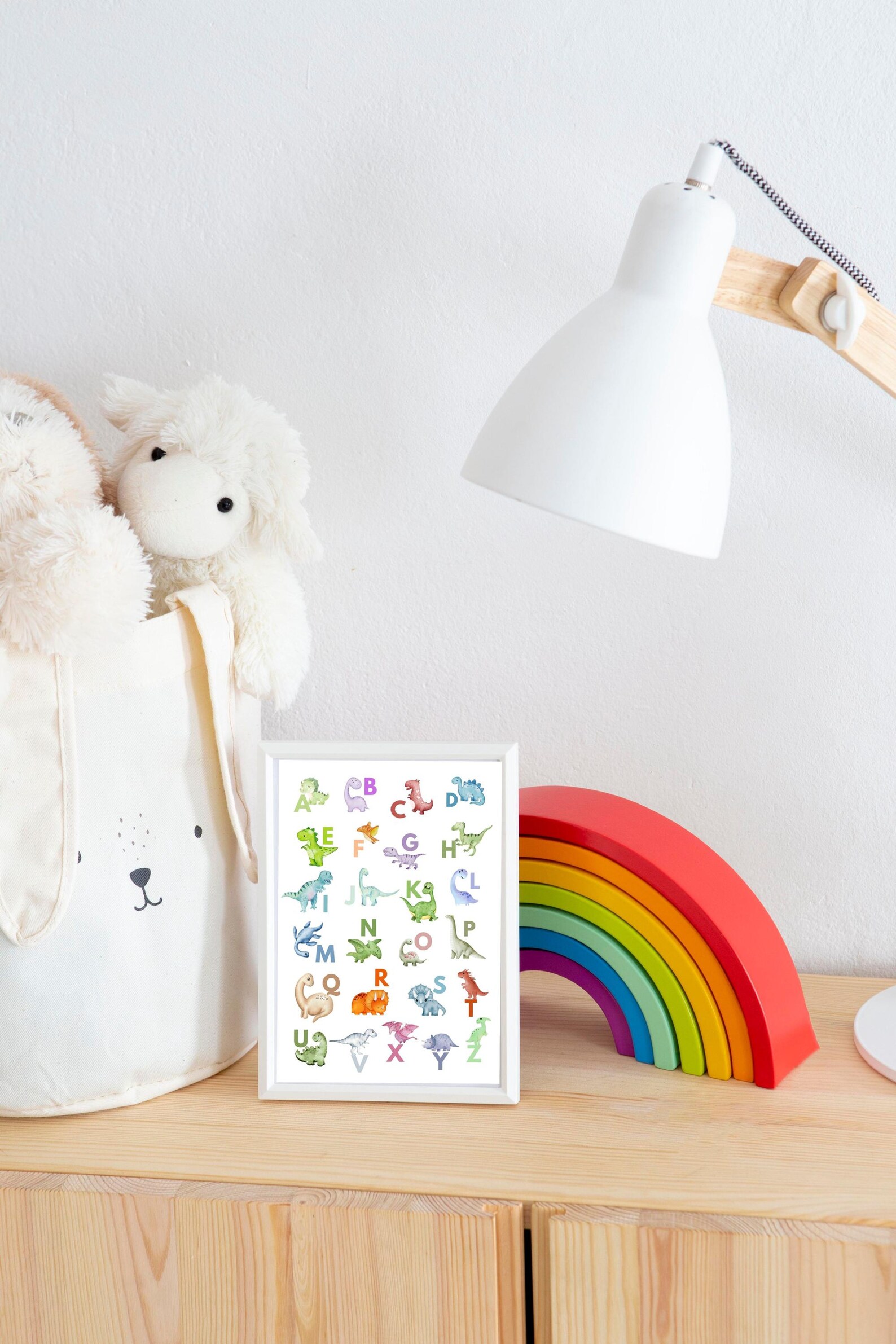 Dinosaur Alphabet Poster Instant Download / Dinosaurs ABC Kindergarden ...