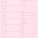 2025 Pink Minimalist Weekly Planner / Typography One Page Planner ...