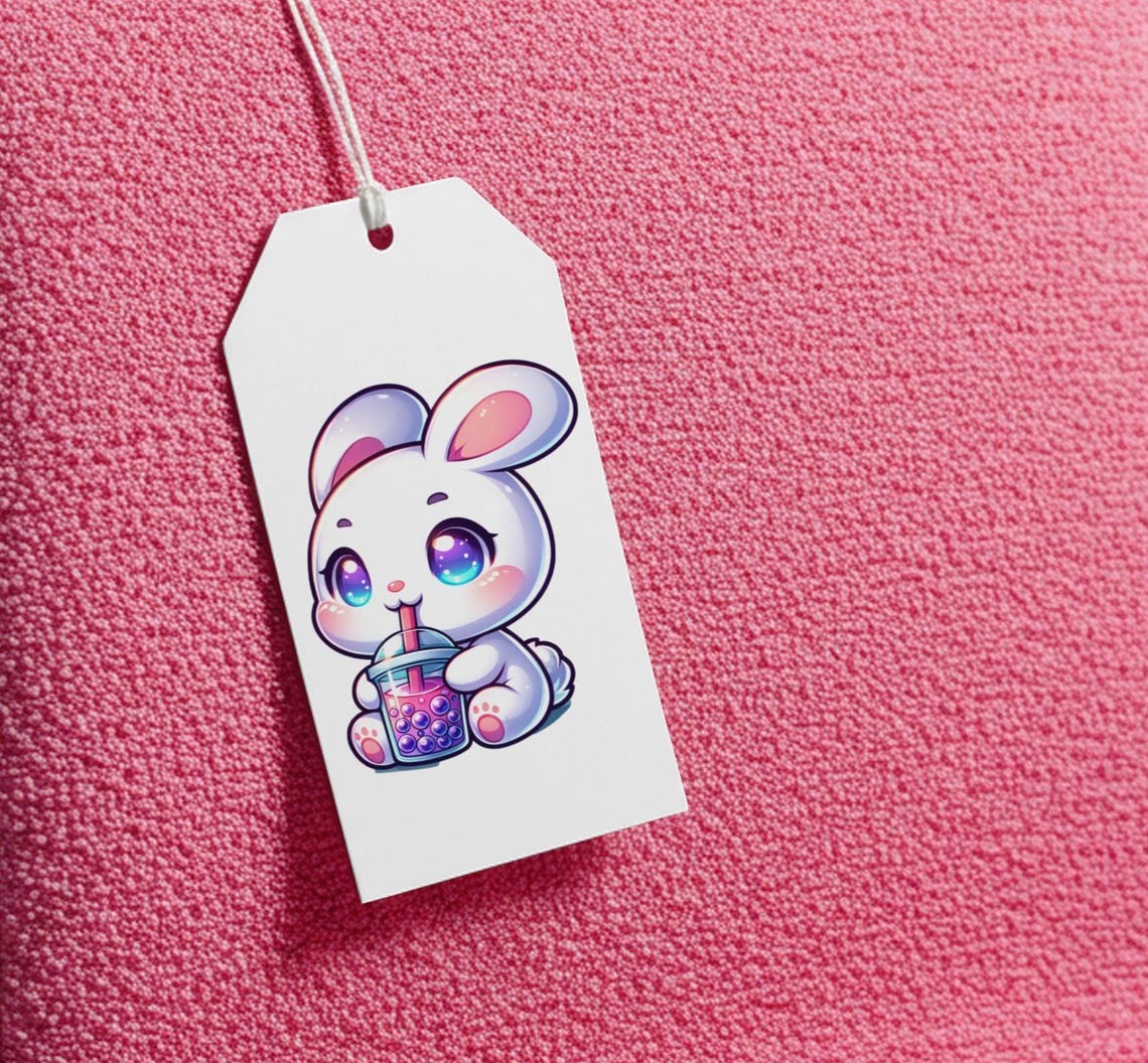 Cute Chibi Rabbit Clipart / Kawaii Bunnies Digital Files - Etsy