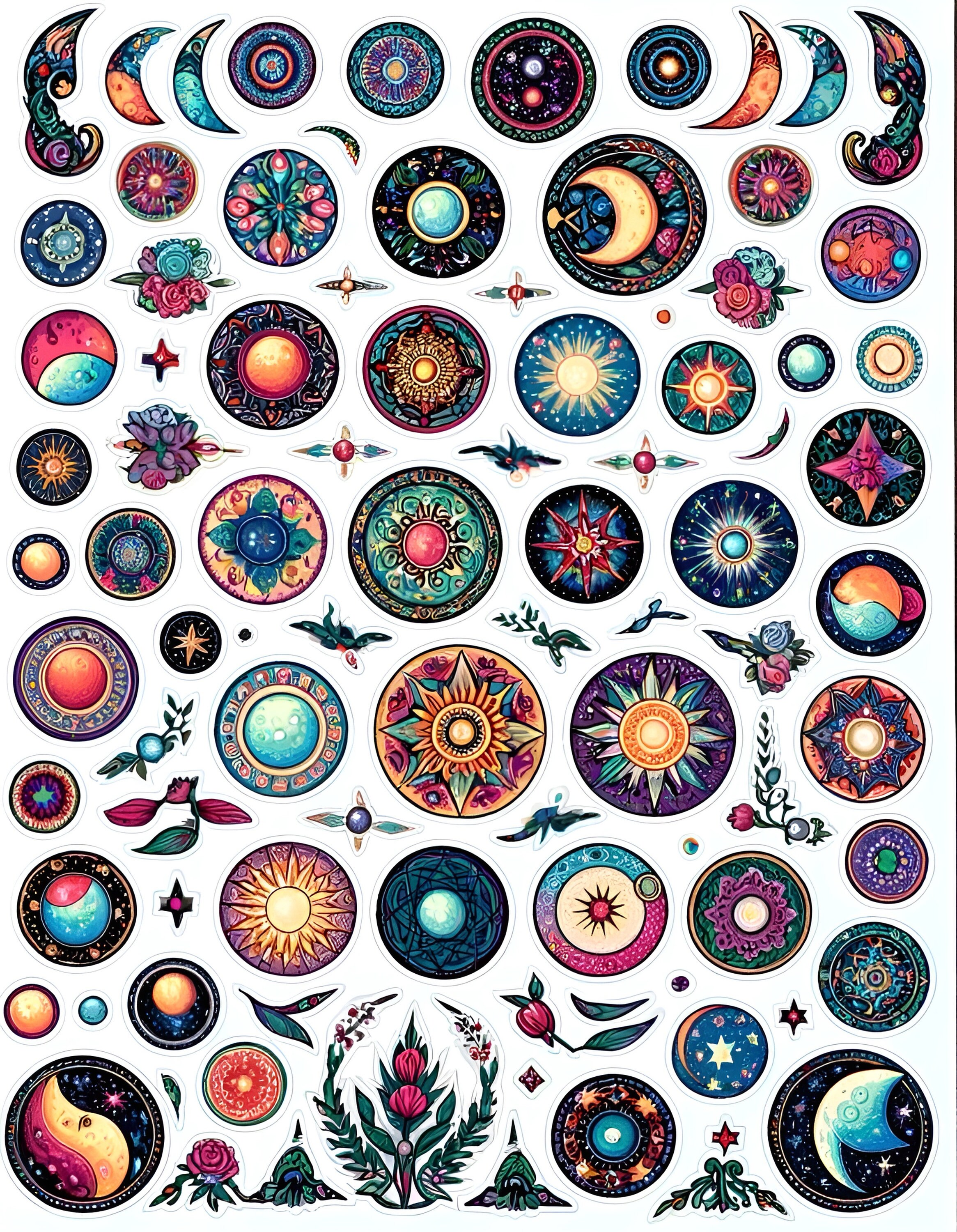 Magic Stickers. Magic Whispers: Mystical Magic Random Sticker Tarot ...