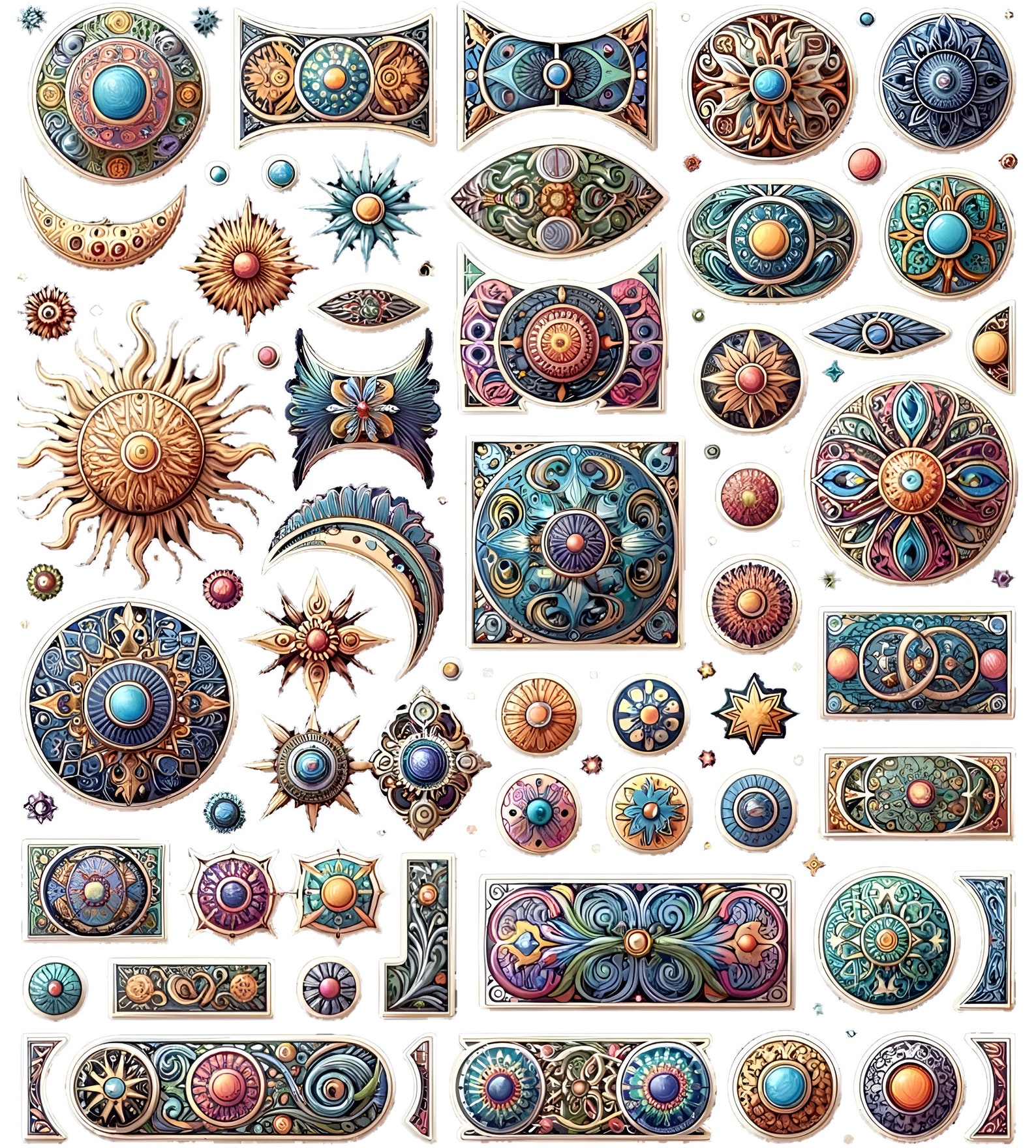 Magic Stickers. Magic Whispers: Mystical Magic Random Sticker Tarot ...