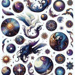 Magic Stickers. Magic Whispers: Mystical Magic Random Sticker Tarot ...