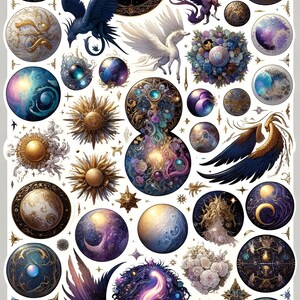 Magic Stickers. Magic Whispers: Mystical Magic Random Sticker Tarot ...