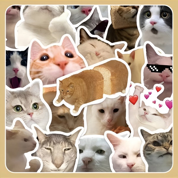 Stickers de gato - Etsy México