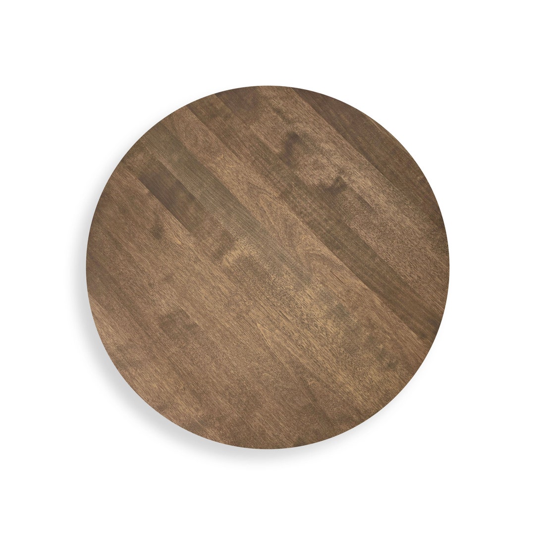 Round Wood Table Top, Round Tabletop, Solid Birch Wood, Oiled ...