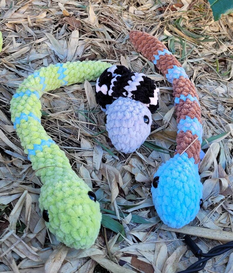 Snake, NO SEW, Crochet Pattern, Crochet Snake, Snake Pattern, Easy ...