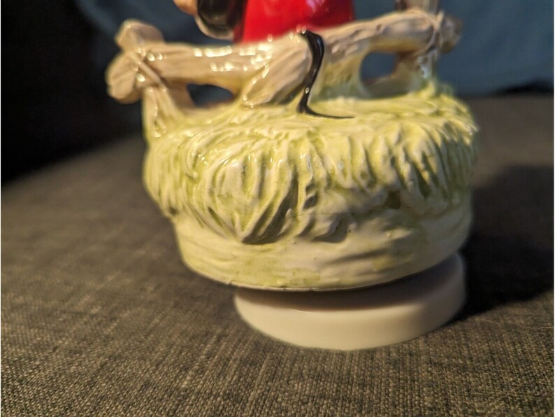 Rare Find VTG WDP Schmid Disney Mickey Mouse Music Box Musical Figurine ...