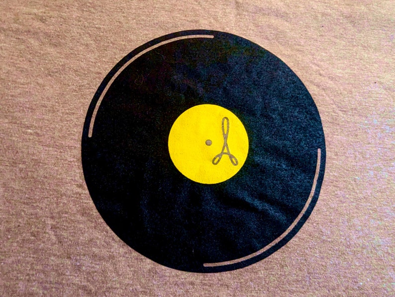 Y2K New Old Stock VINYL RECORD Tan Ringer Graphic T : Funny Shirt, Cute ...