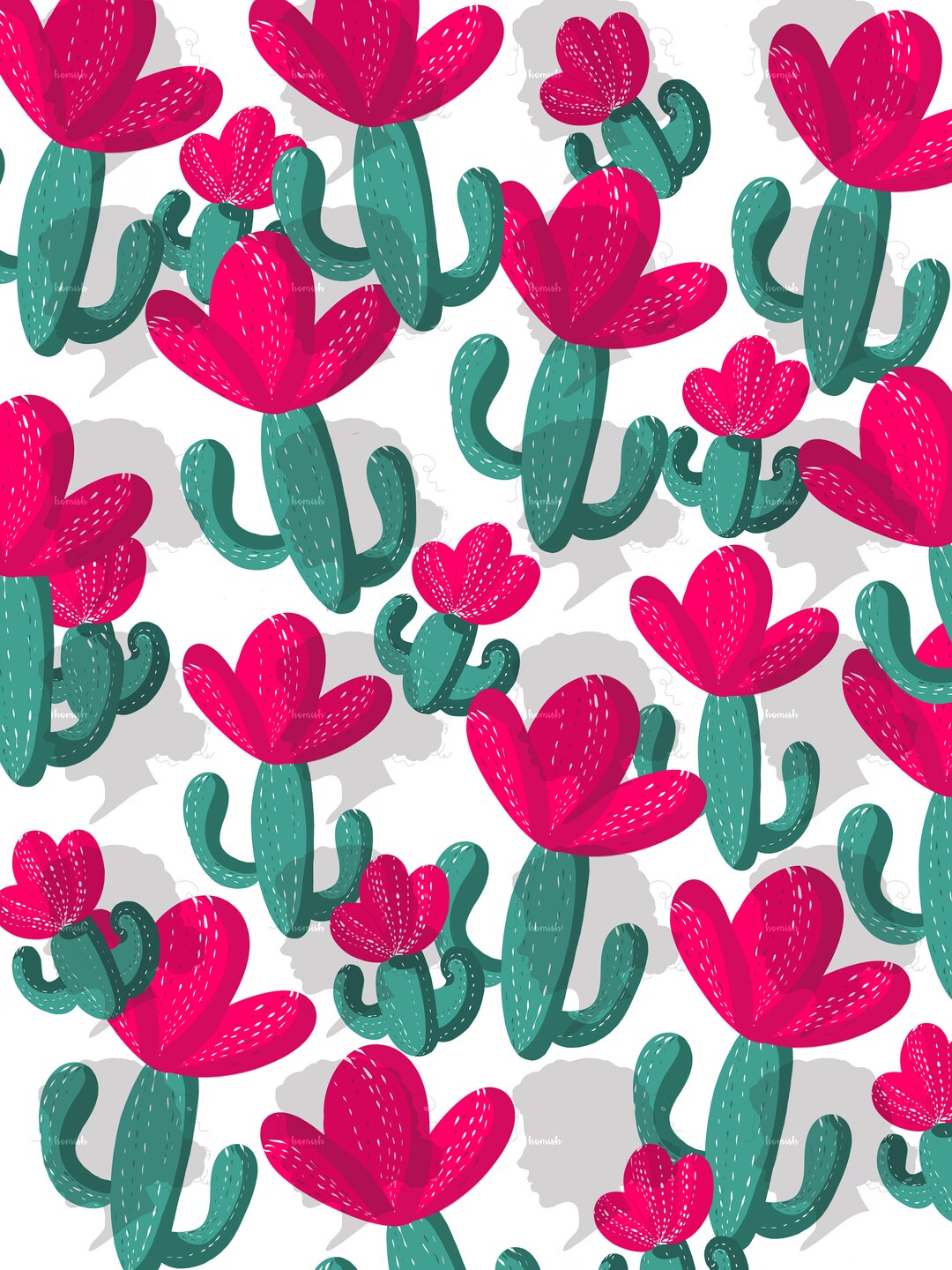 Cactus Pattern - Etsy