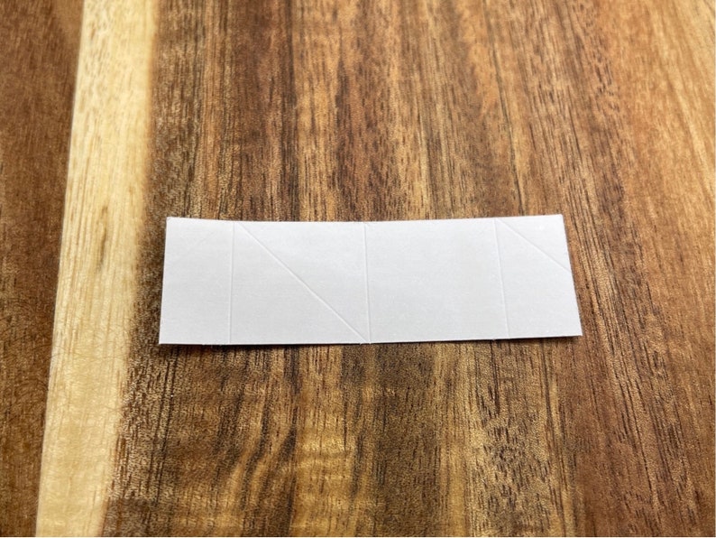 250 PC White Handmade 3D Origami Triangle Creased Paper Size 1/32 - Etsy