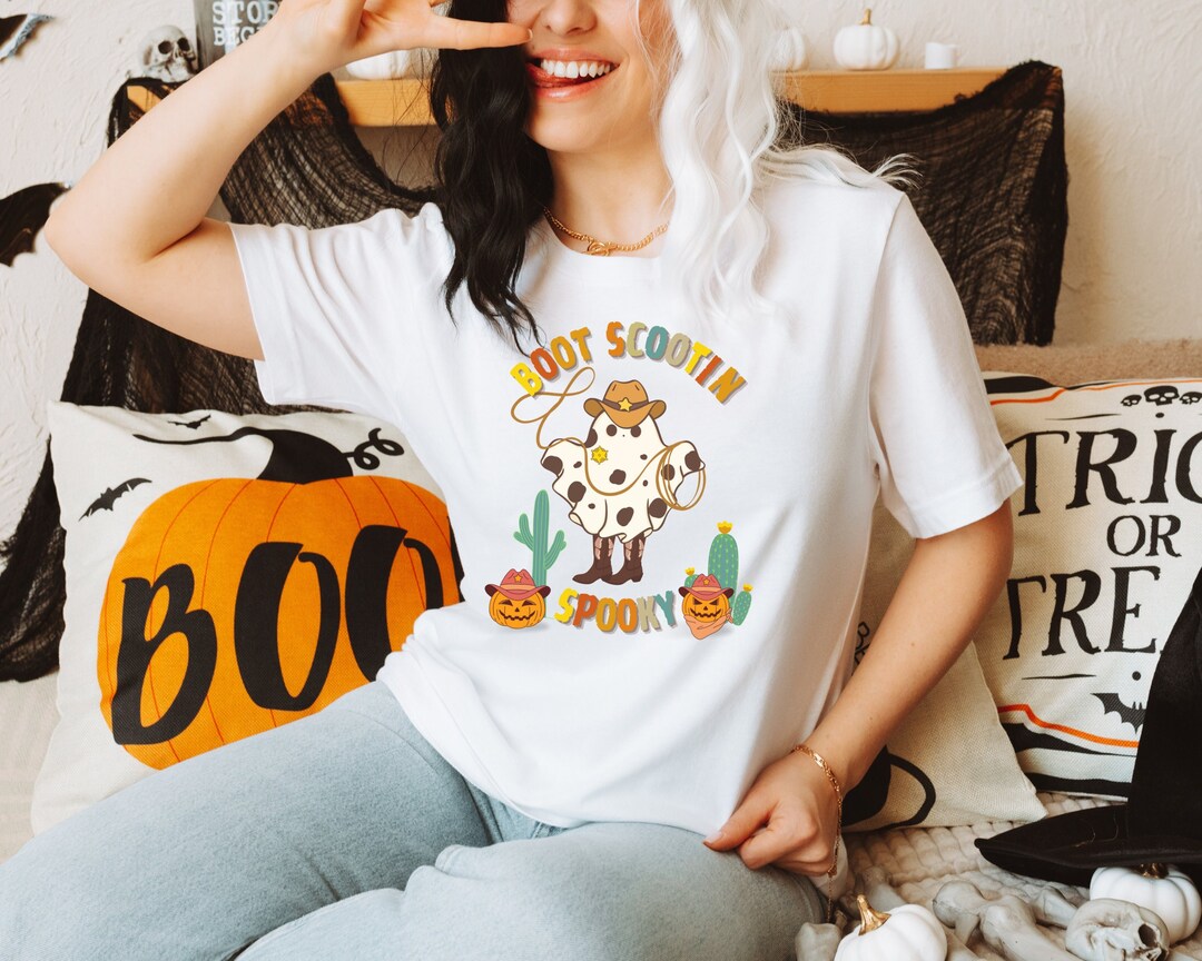 Boot Scootin Spooky Design Digital Halloween PNG Spooky - Etsy
