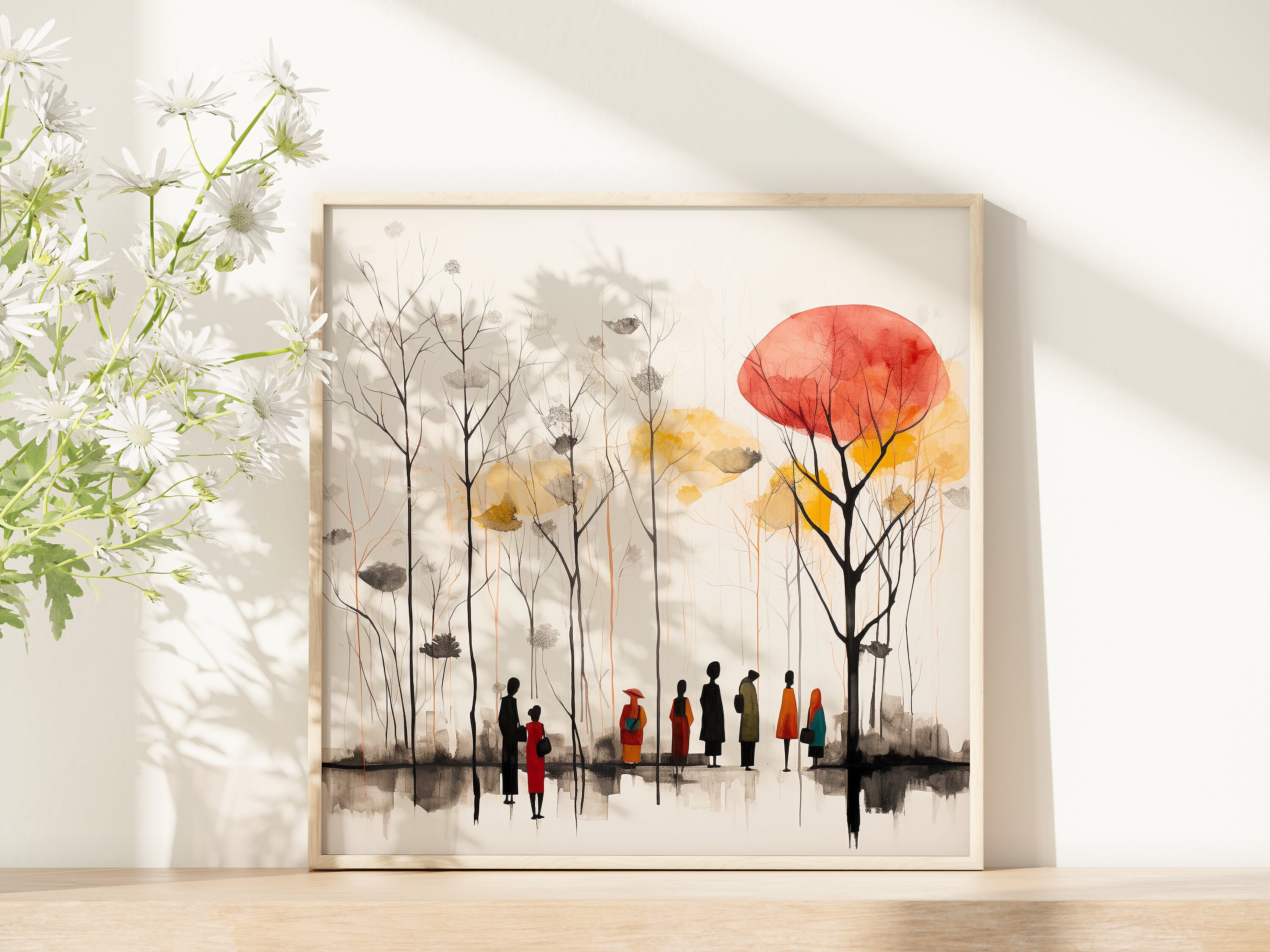 Multicultural People Digital Art Print, Printable Digital Download ...