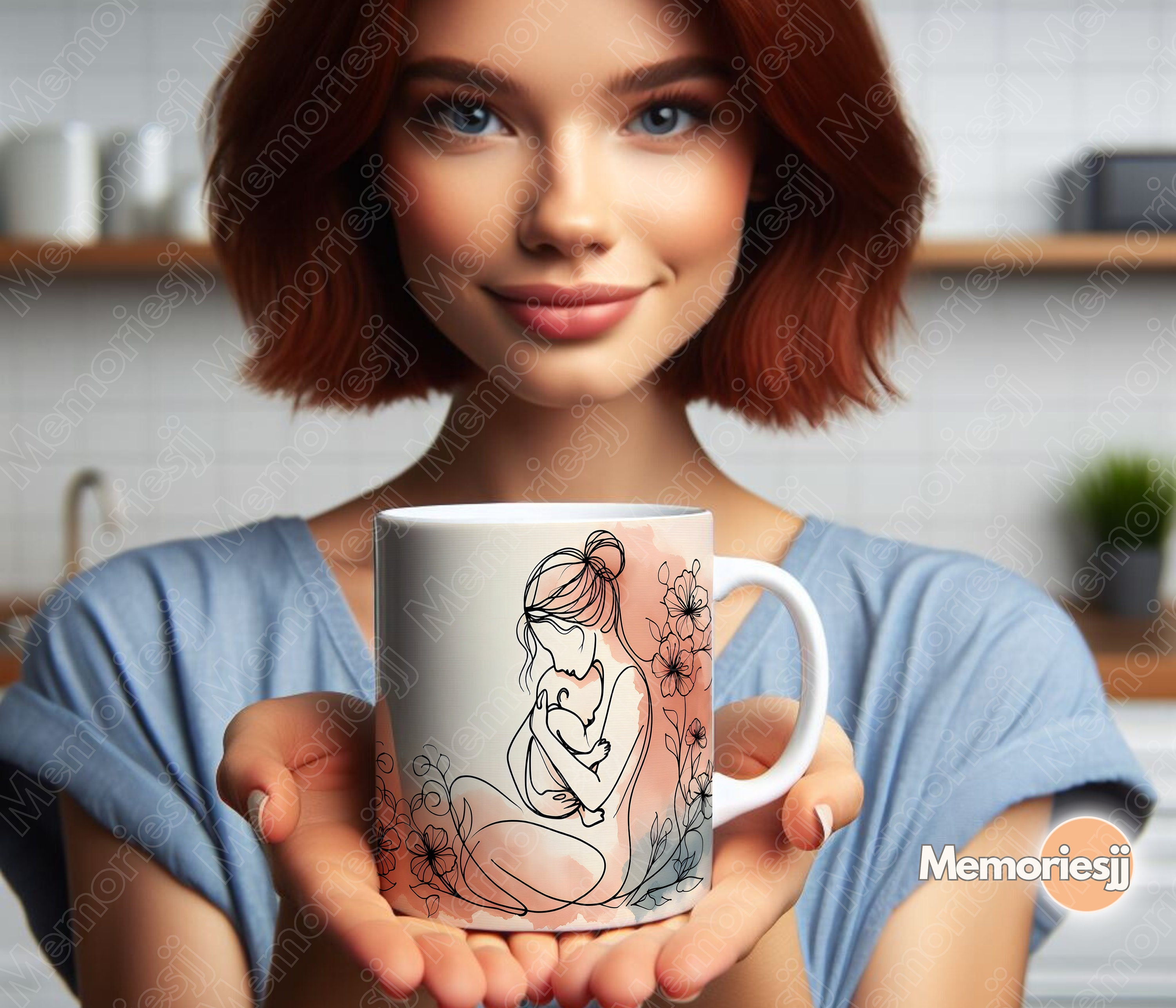 Mother's Day Mug Wrap Bundle, Maternal Love Sublimation Designs 15oz ...