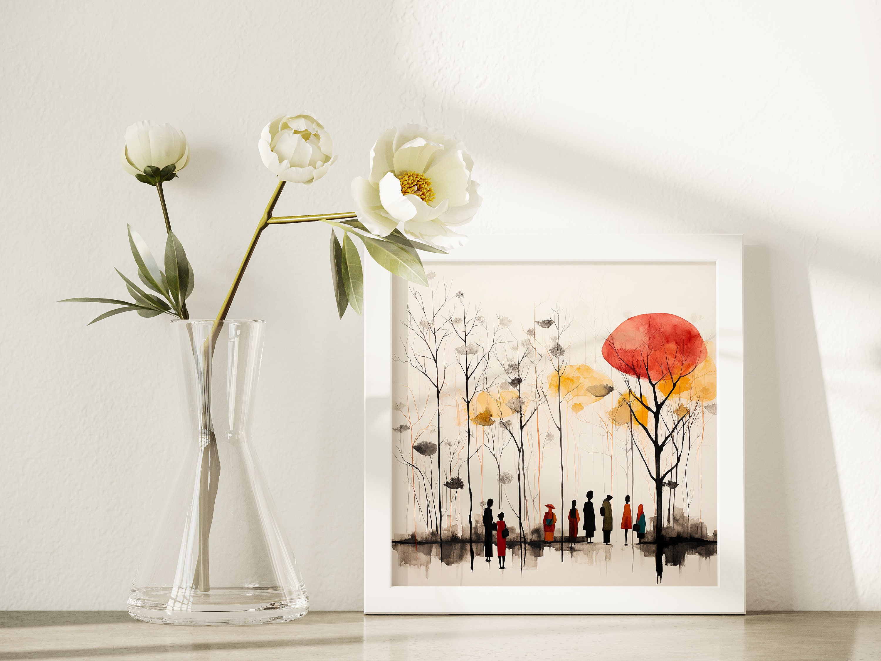 Multicultural People Digital Art Print Printable Digital - Etsy