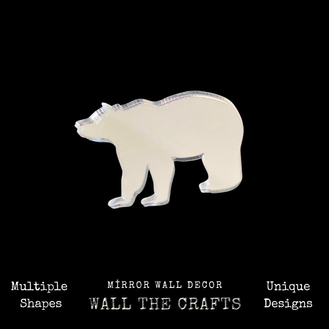 Bear Mirror - 7 Sizes Available. Also Available in Packs of 10 Bear ...