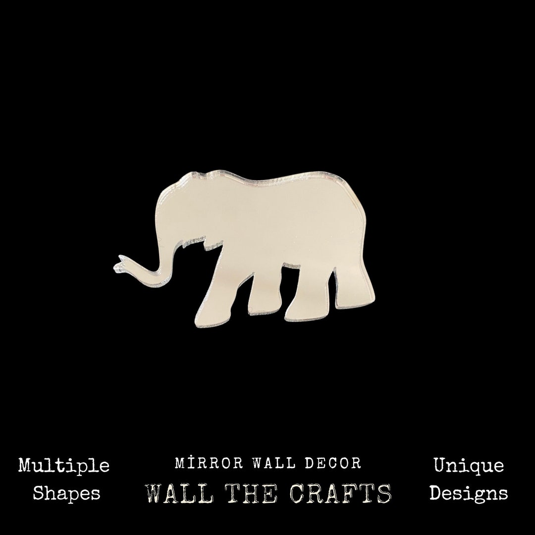 Elephant Mirror - 7 Sizes Available. Also Available in Packs of 10 Baby ...