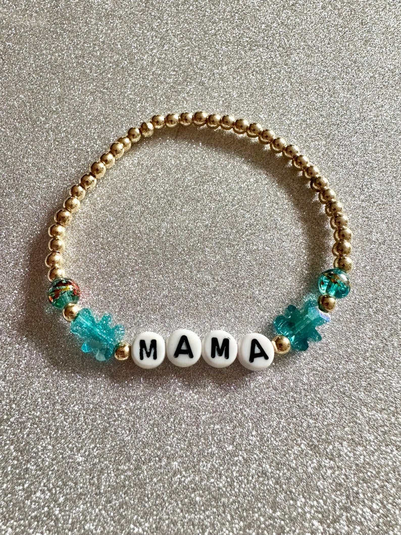 Mama Beaded Bracelet chic Simplicity A Stylish Tribute Friendship ...