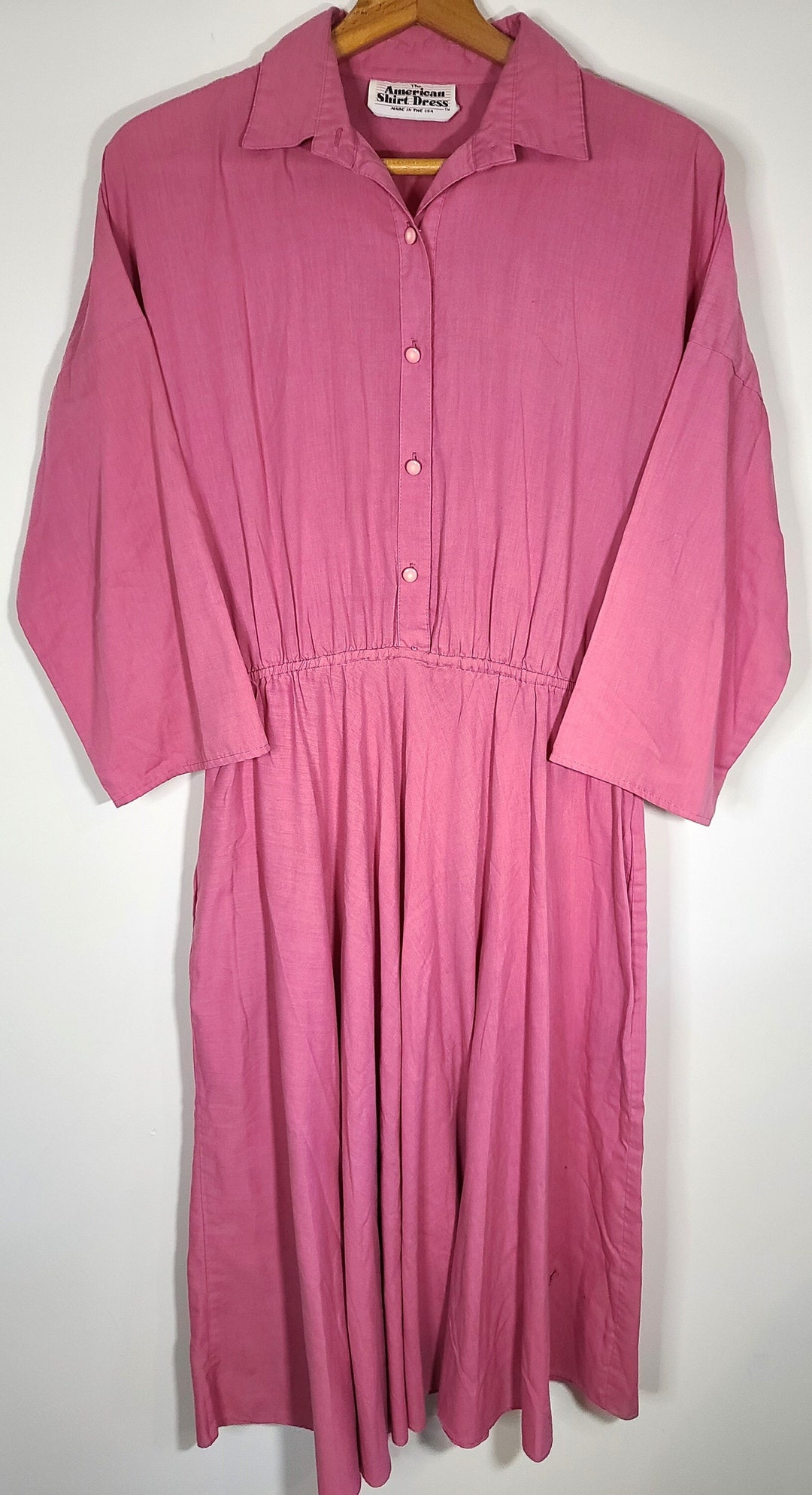 80s Vintage 1950's the American Shirt Dress Mod House - Etsy