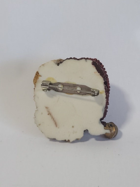 BOYDS BEARS Collection resin bear head Pin Christmas - Gem