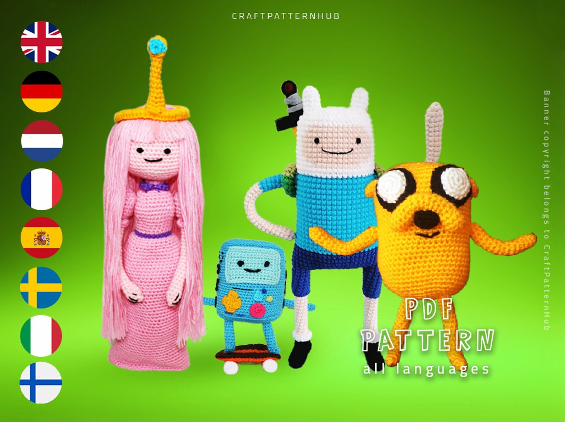 Crochet Pattern Adventure Bundle Amigurumi Pattern Bundle - Etsy