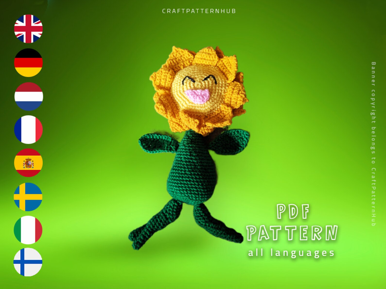 Plant Flora Crochet Pattern, Flora Amigurumi Pattern, Pokemon Crochet ...